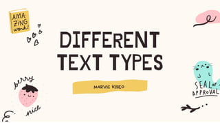 Eng 10 different text types | PDF