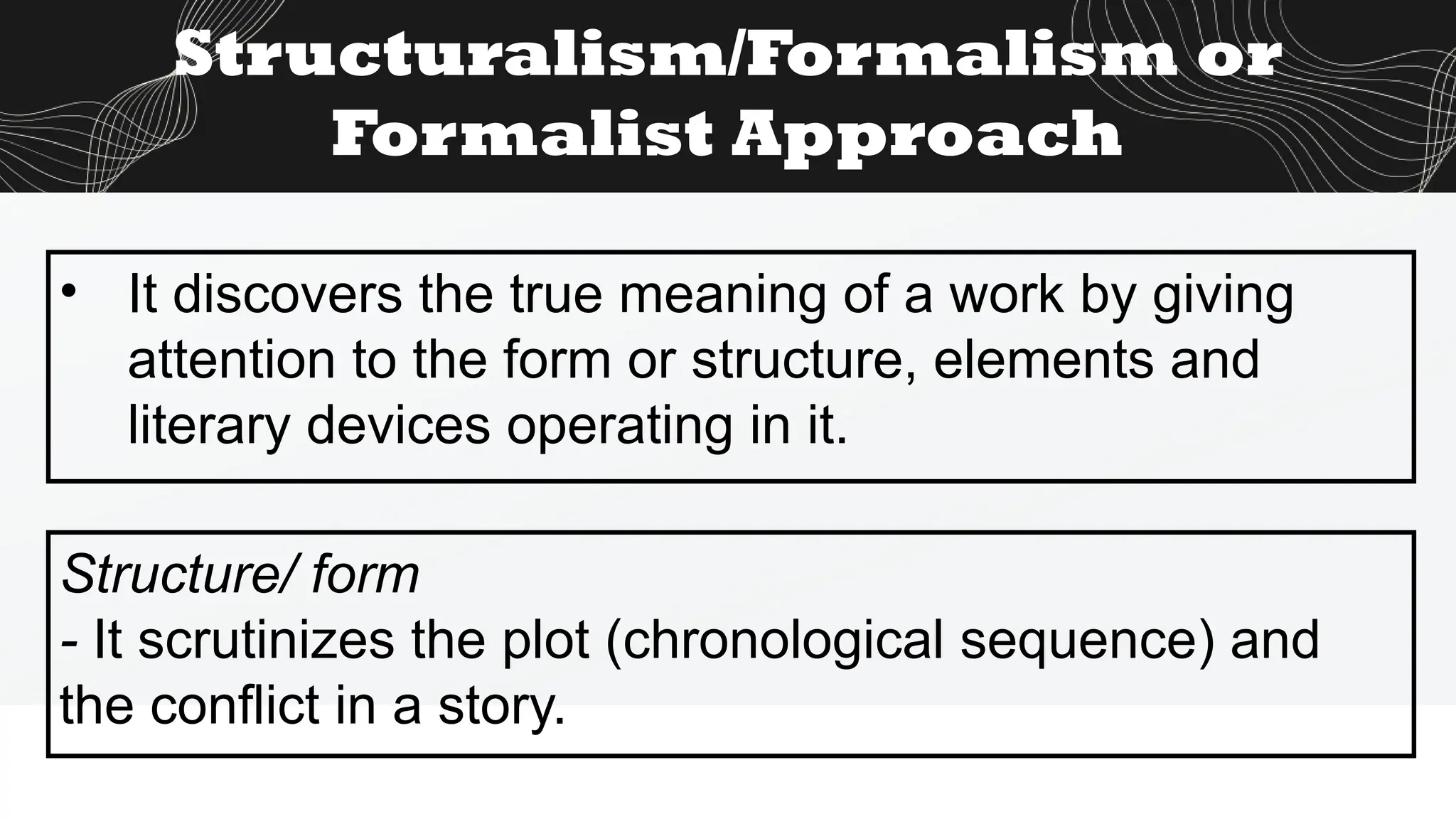 ENG10-WEEK 4-FORMALIST APPROACH - POWERPOINT | PPTX