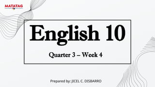 ENG10-WEEK 4-FORMALIST APPROACH - POWERPOINT | PPTX