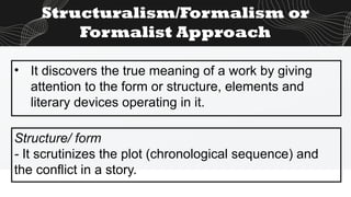 ENG10-WEEK 4-FORMALIST APPROACH - POWERPOINT | PPTX