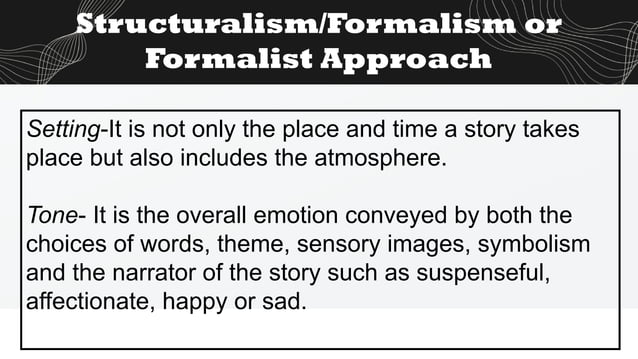 ENG10-WEEK 4-FORMALIST APPROACH - POWERPOINT | PPTX