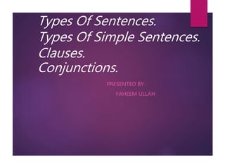 EngLish Ppt (Sentences) | PPT
