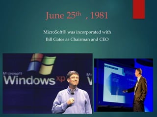 Presentation about Bill Gates | PPT