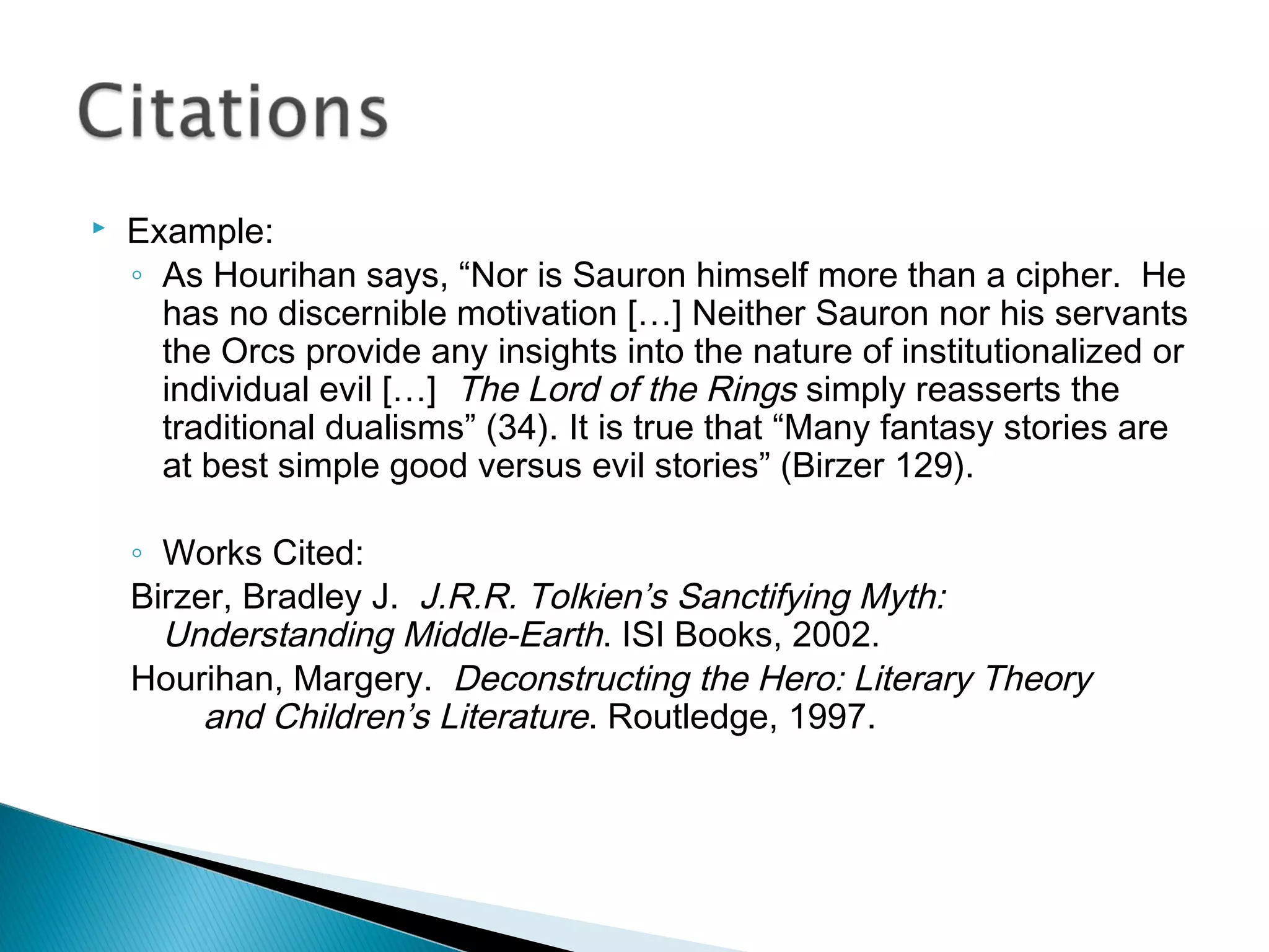 English: Quotations and Citations | PPT