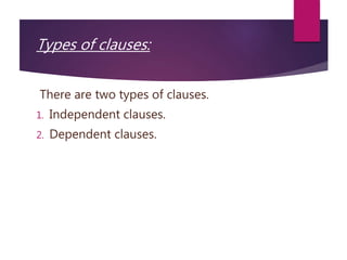 Types Of Sentences. Types Of Simple Sentences. Clauses. Conjunctions. | PPT