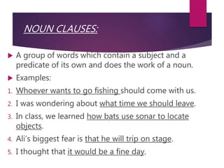 Types Of Sentences. Types Of Simple Sentences. Clauses. Conjunctions ...