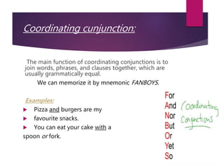 Types Of Sentences. Types Of Simple Sentences. Clauses. Conjunctions. | PPT