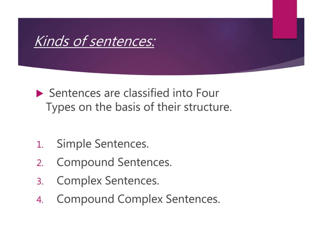 Types Of Sentences. Types Of Simple Sentences. Clauses. Conjunctions. | PPT
