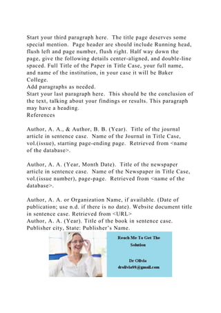 ENG 101 – Composition I — Rubric for Writing Assessment – Essay .docx