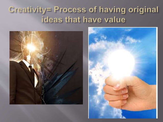 Creativity being killed | PPTX