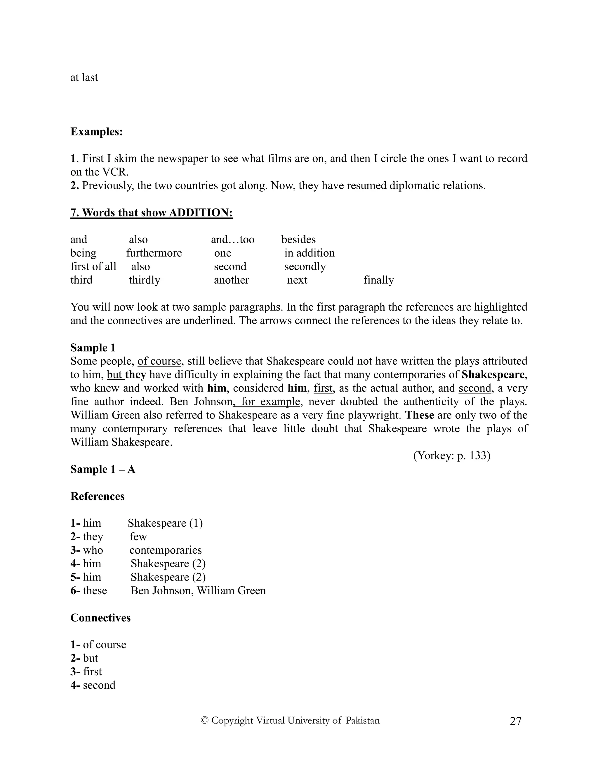 Eng 101 handouts | PDF