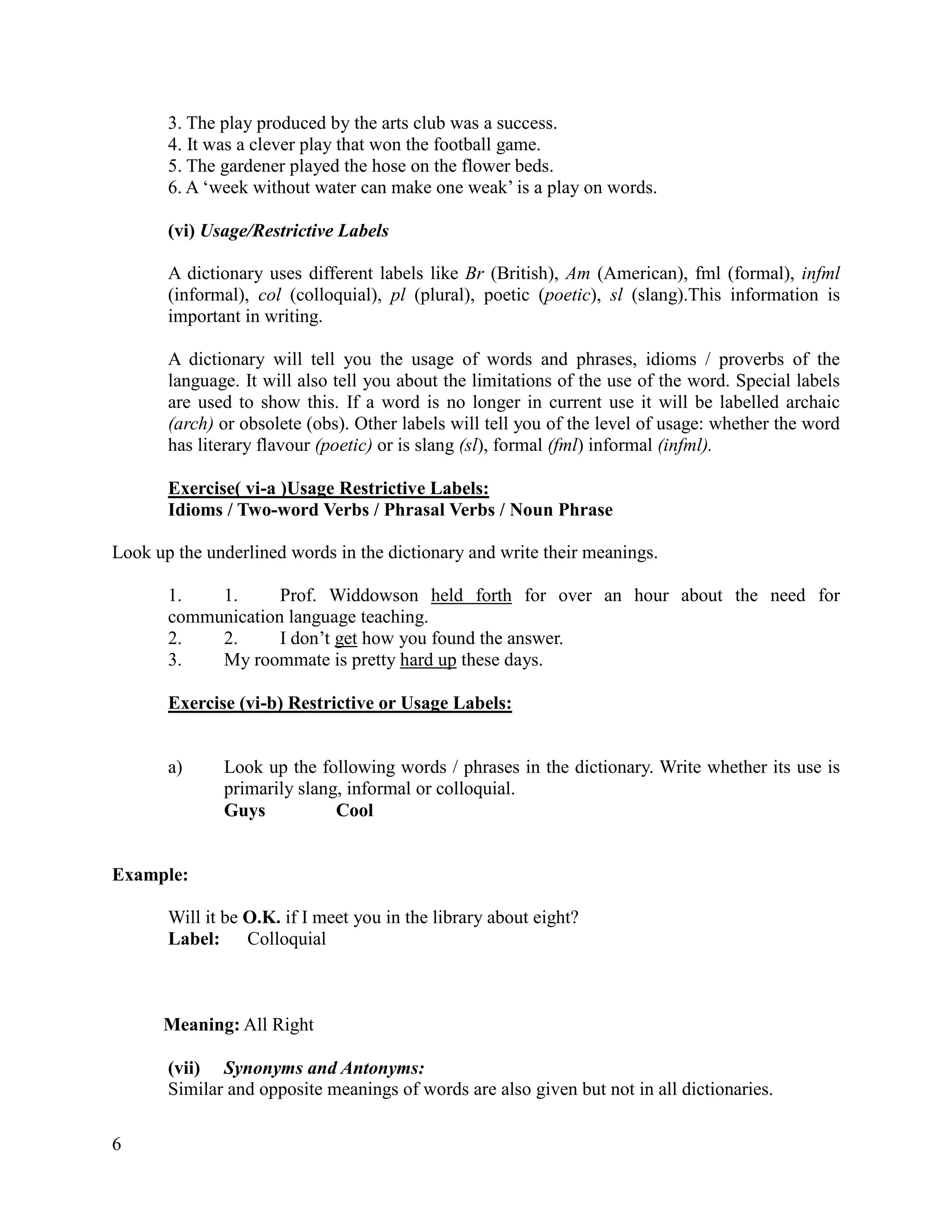 Eng 101 handouts | PDF