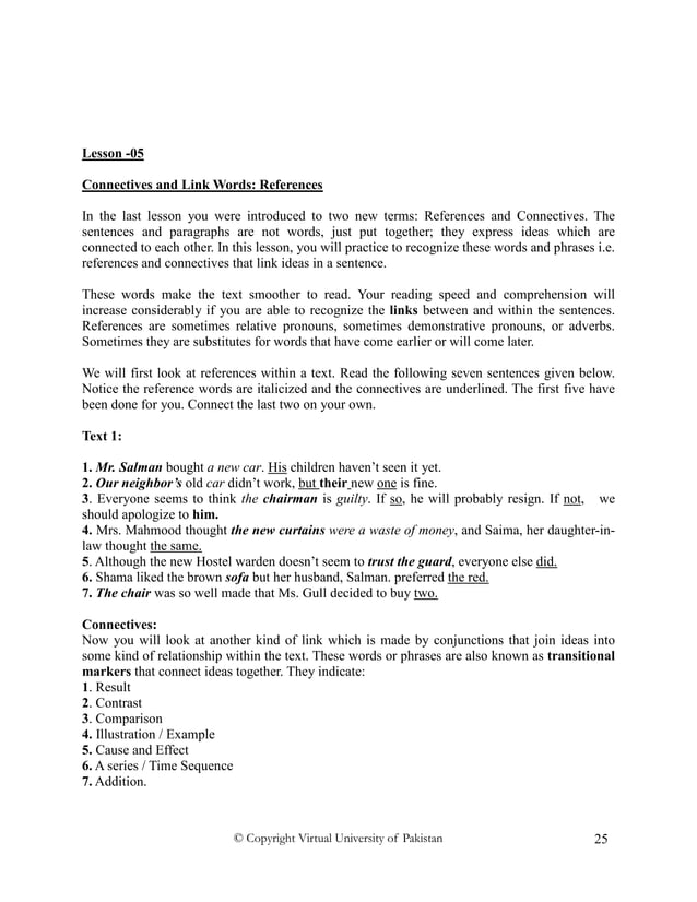 Eng 101 handouts | PDF