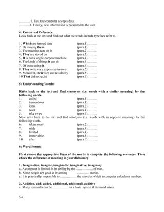 Eng 101 handouts | PDF