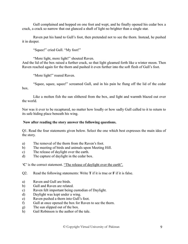 Eng 101 handouts | PDF