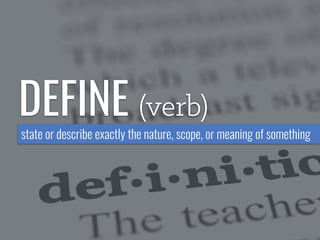 Technical Defintions | PDF