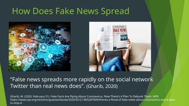 A presentation on the impact of fake news | PPTX