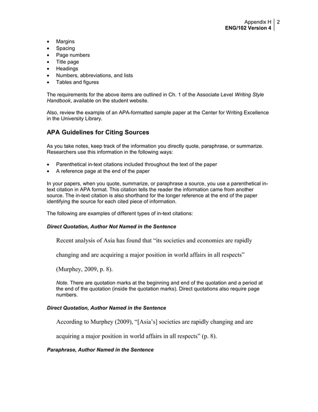 Eng102 r4 appendix_h | PDF