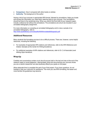 Eng102 r4 appendix_h | PDF