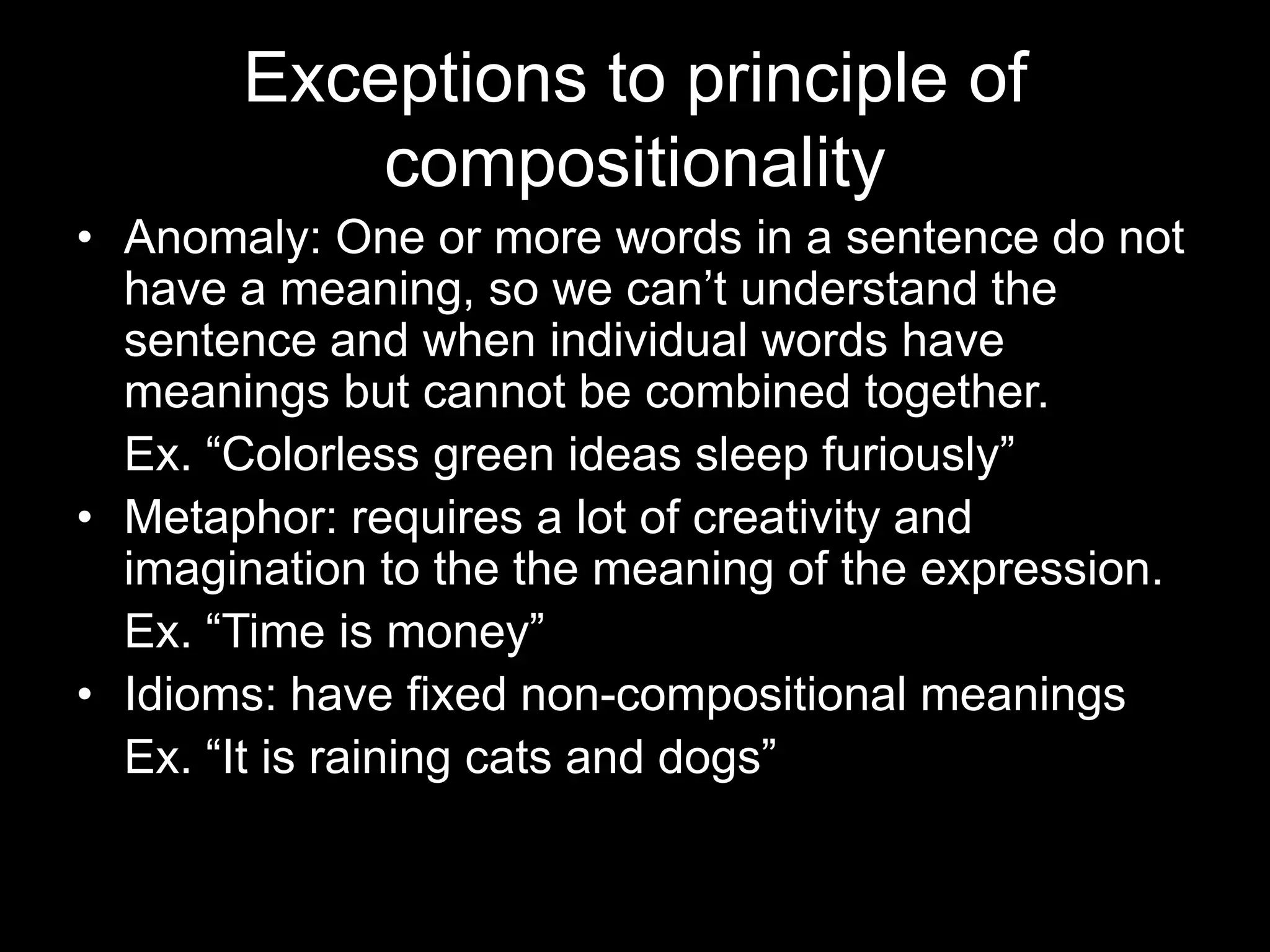 Semantics: The Meaning of Language | PPTX