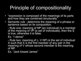 Semantics: The Meaning of Language | PPTX