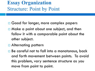 Eng 103 how to write compare and contrast essays | PPT