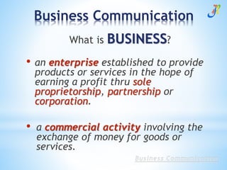 Eng104.business communication.lecture1 | PPT