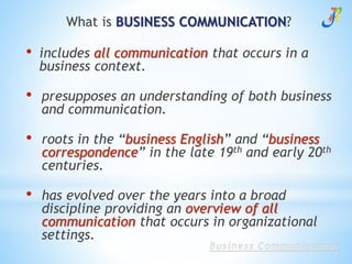 Eng104.business communication.lecture1 | PPTX