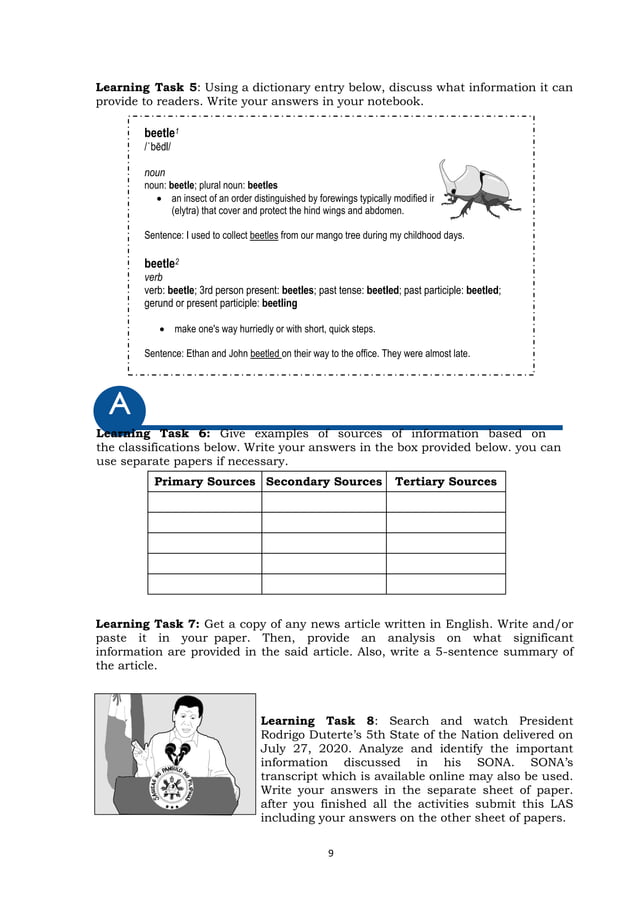 ENG10 activity sheets.pdf | Internet for Beginners | Internet