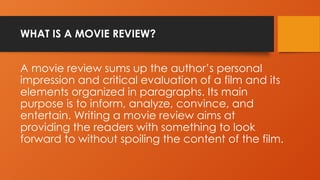 ENGLISH 10 Quarter 3 - Writing a Movie Review.pptx
