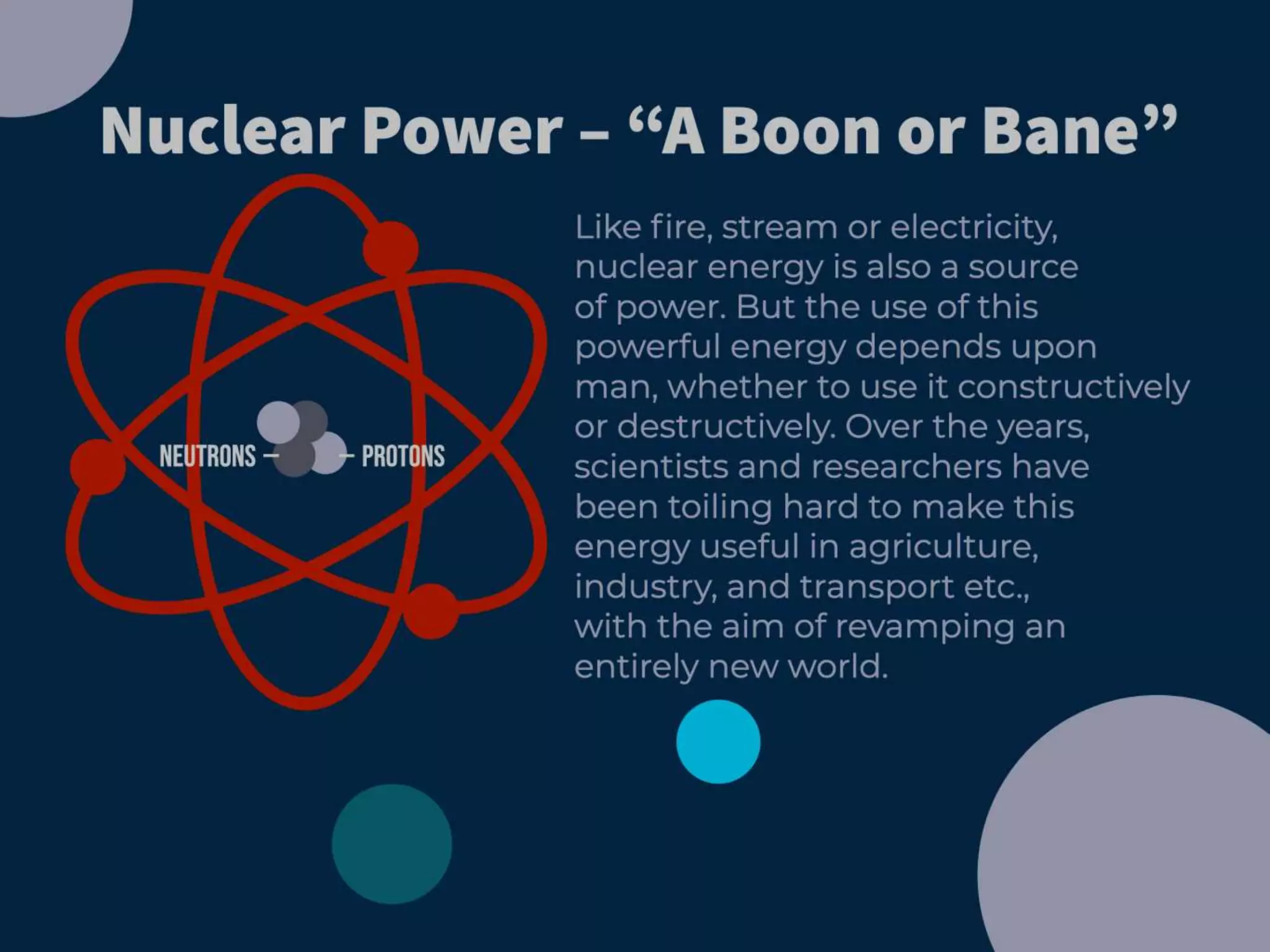 Nuclear power: boon or bane? | PPTX
