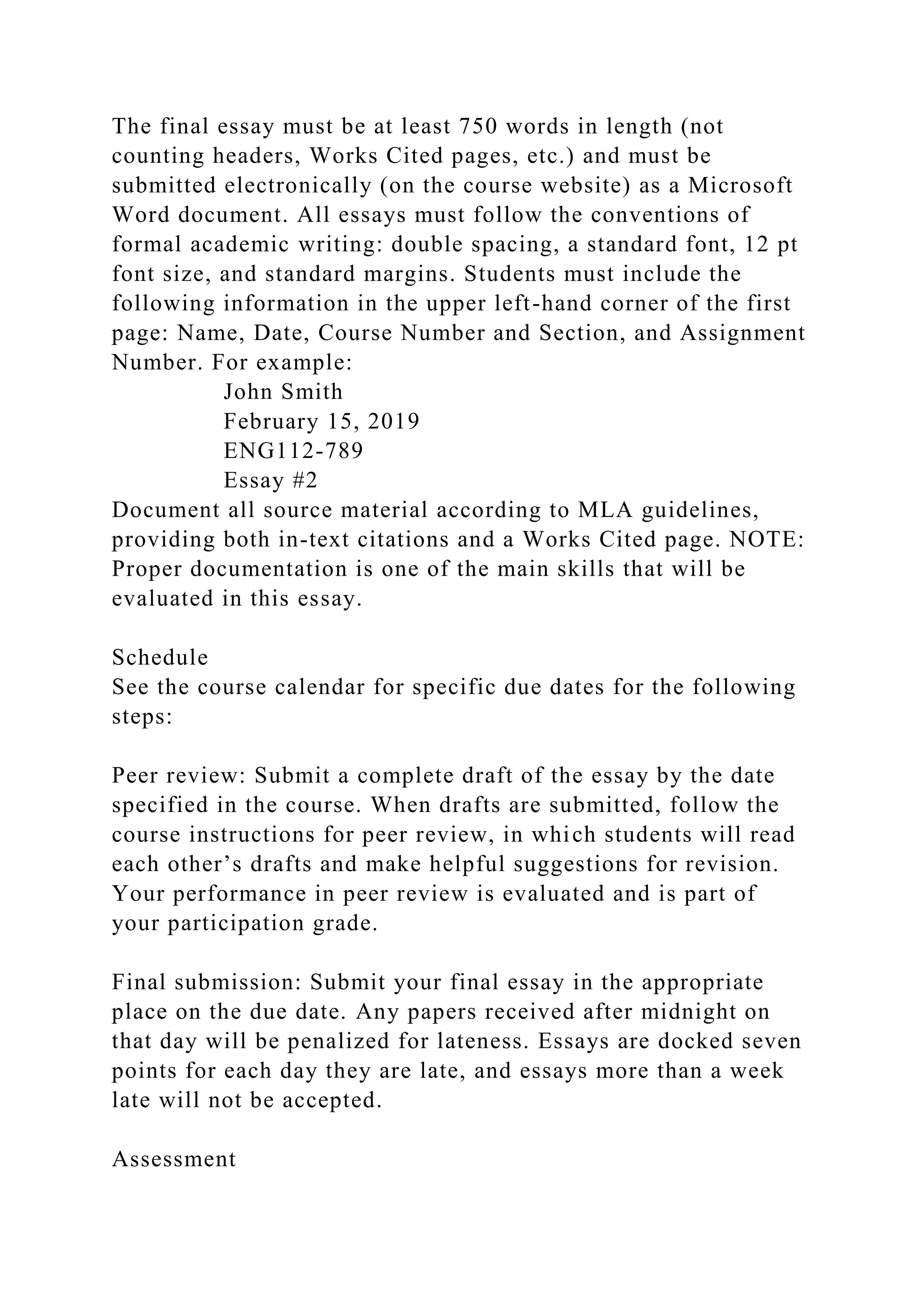ENG 112 Essay #2 Rubric ENG 112 Essay #2W.docx