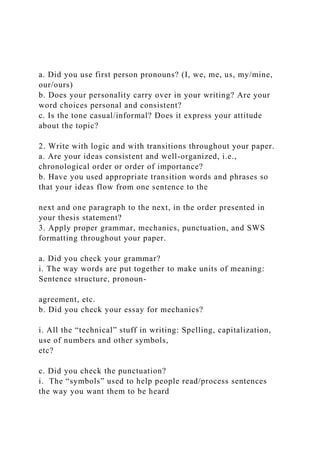 ENG 115 ASSIGNMENT 1 PERSONAL ESSAY DRAFT Due W.docx