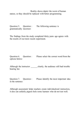 ENG 121 Effective Communication - snaptutorial.com
