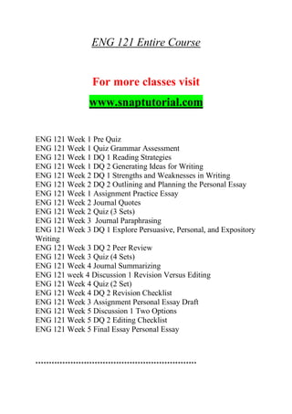 Eng 121 Education Organization-snaptutorial.com