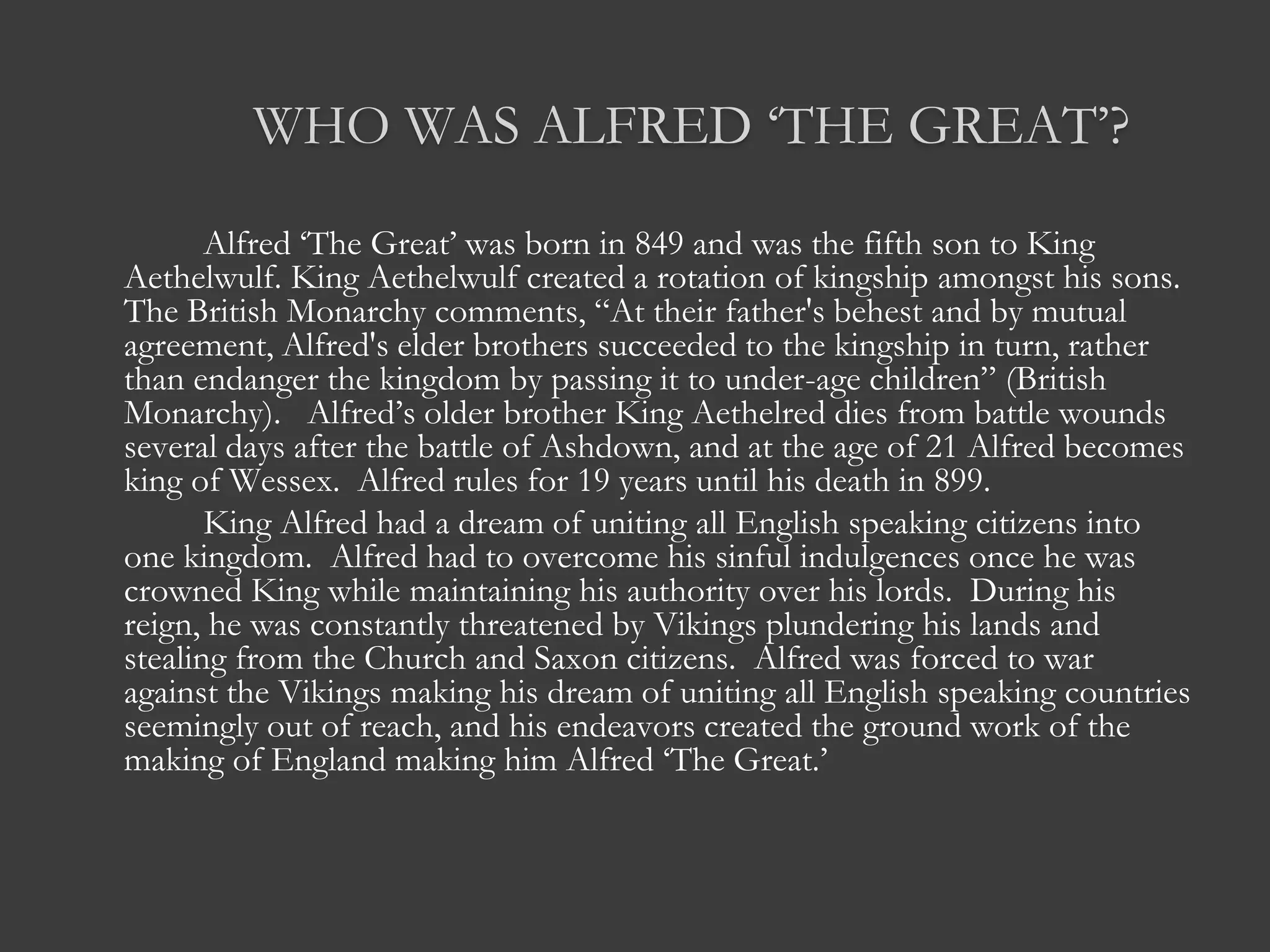 Alfred the Great | PPTX