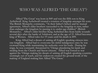 Alfred the Great | PPTX