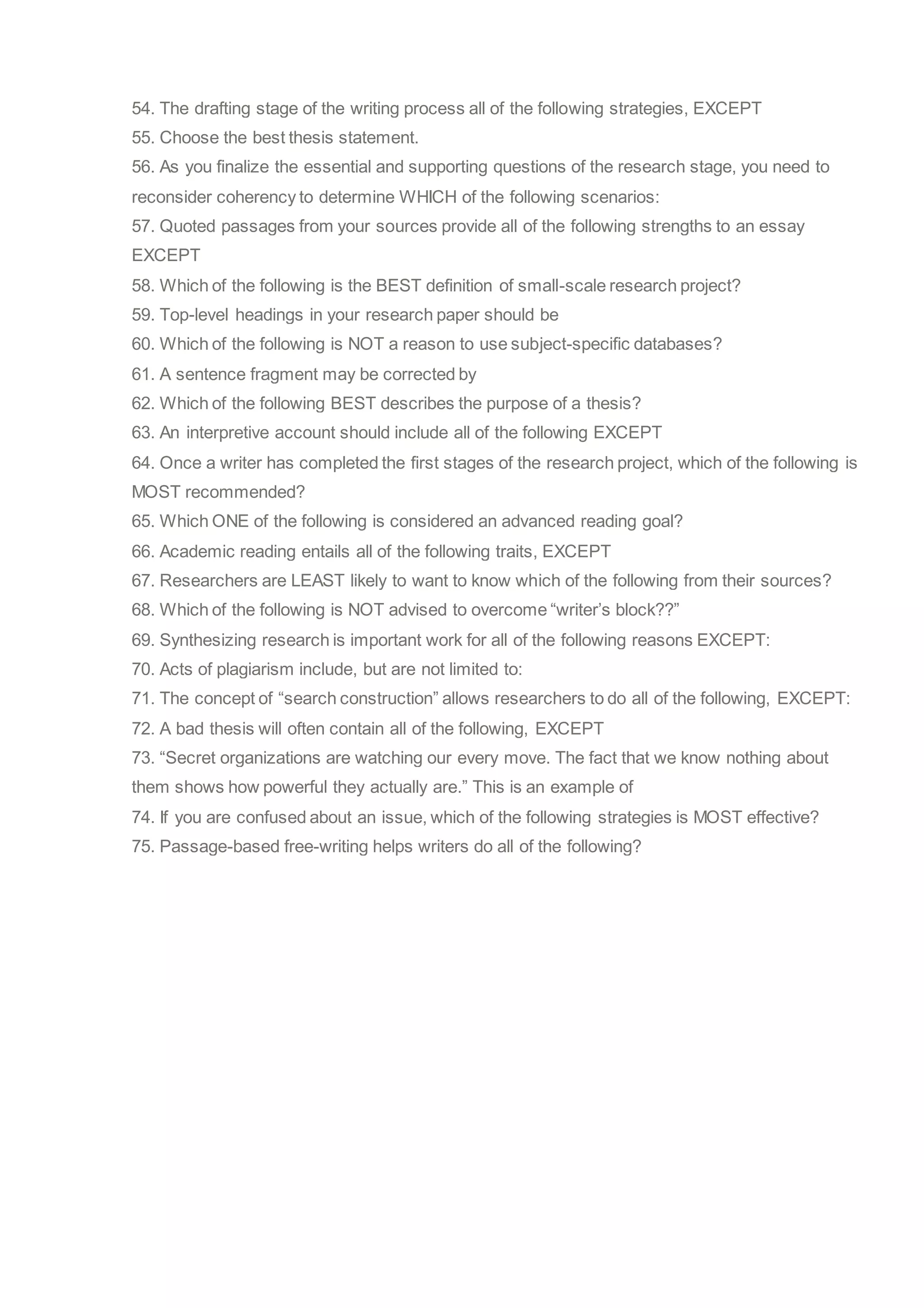 Eng 122 final exam | DOCX