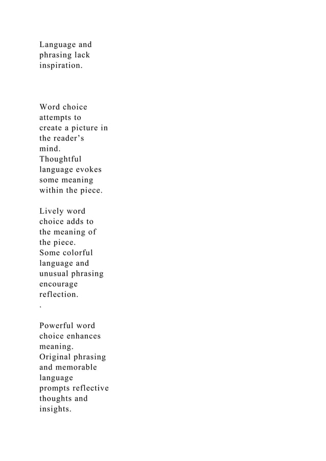 ENG 130 Literature and Comp Descriptive Imagery Response .docx | Poetry ...