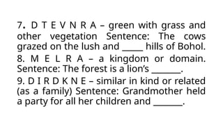 Descriptive words and its meaning, examples, and the importance of ...