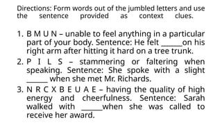 Descriptive words and its meaning, examples, and the importance of ...