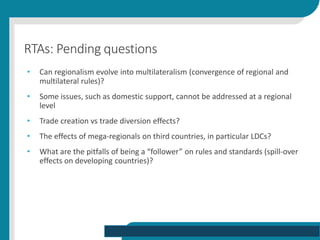 Agriculture in RTAs: The example of Trans-Pacific Partnership | PDF ...