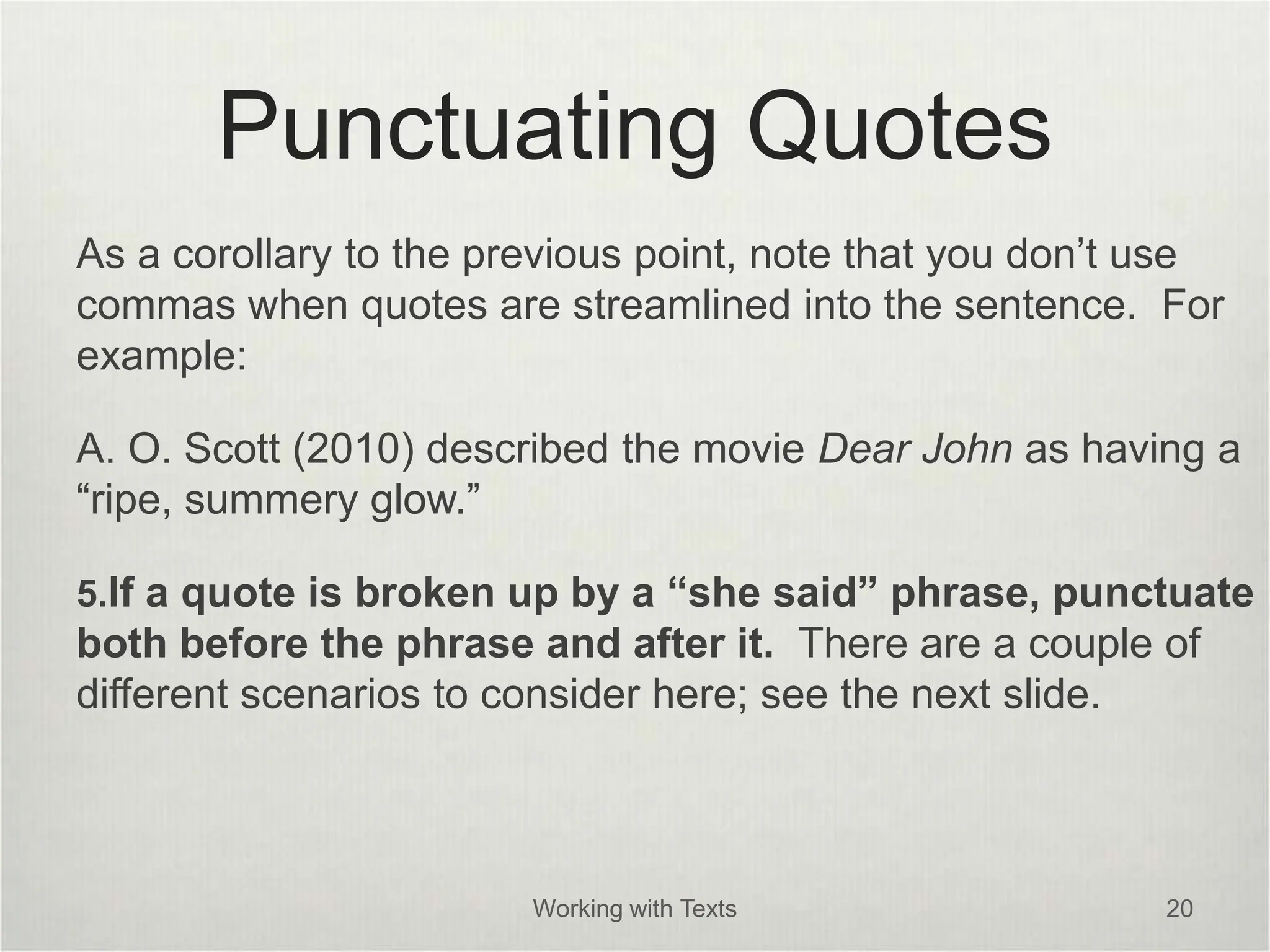 ENG200 Lesson - Working with Sources - Summary, Paraphrase, Quotation.ppt
