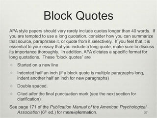 ENG200 Lesson - Working with Sources - Summary, Paraphrase, Quotation ...