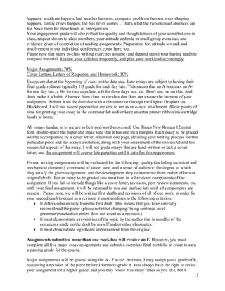 Eng201 -syllabus--r6 | PDF