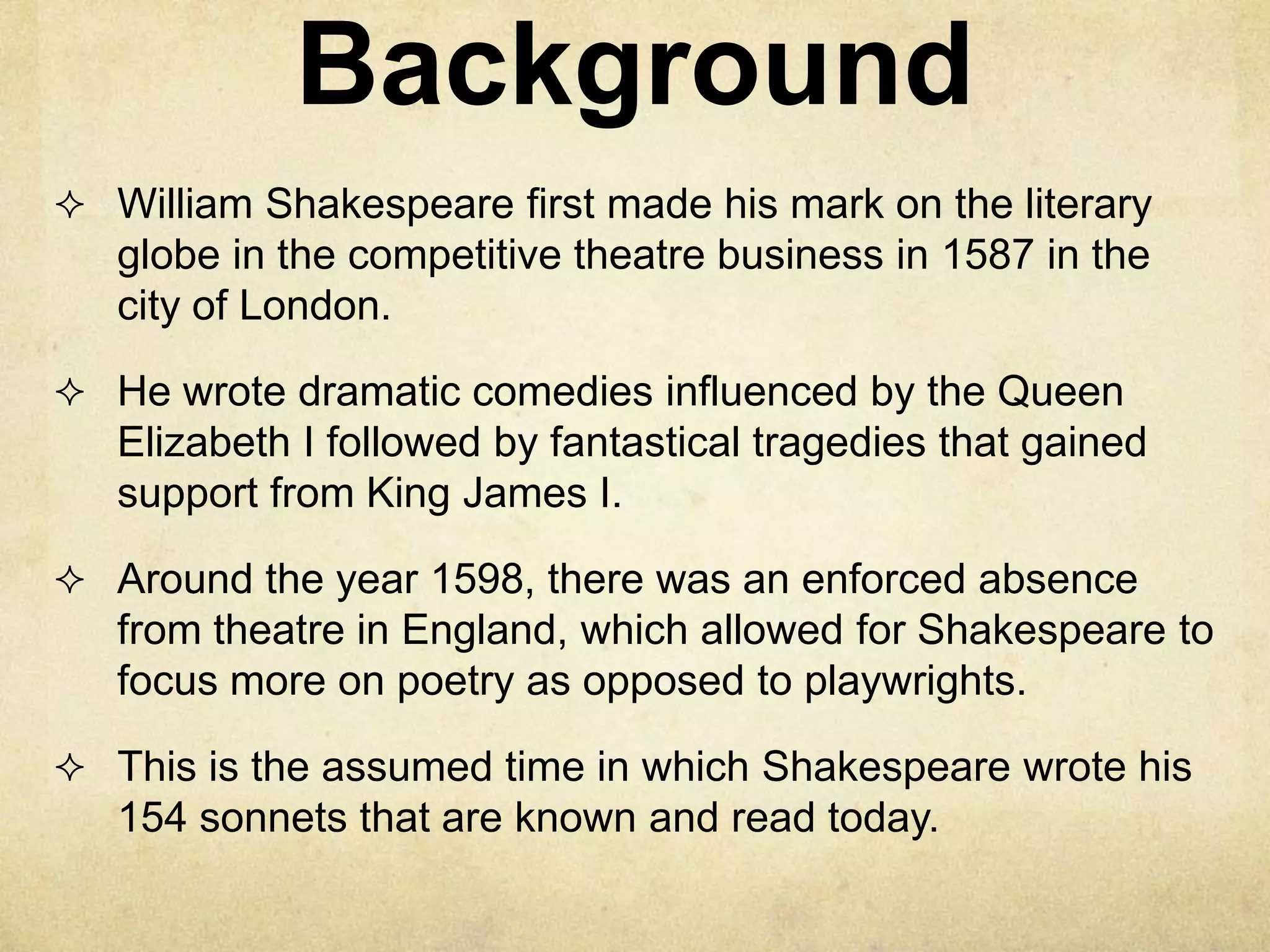 Shakespeare's Sonnets | PPTX | Poetry | Books and Literature