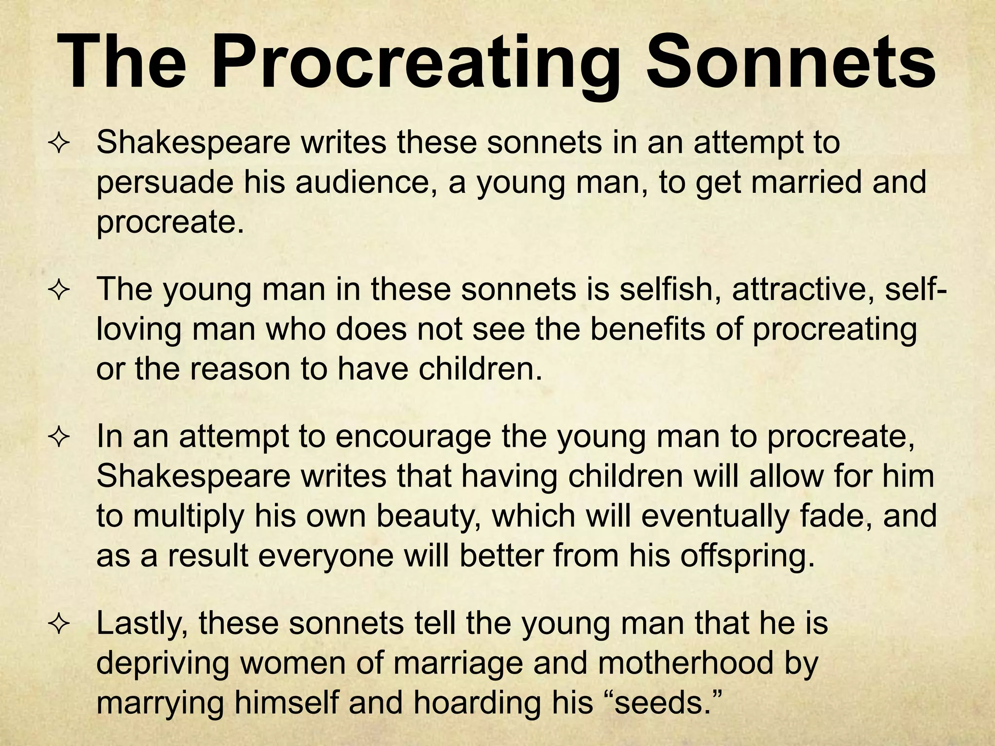 Shakespeare's Sonnets | PPTX