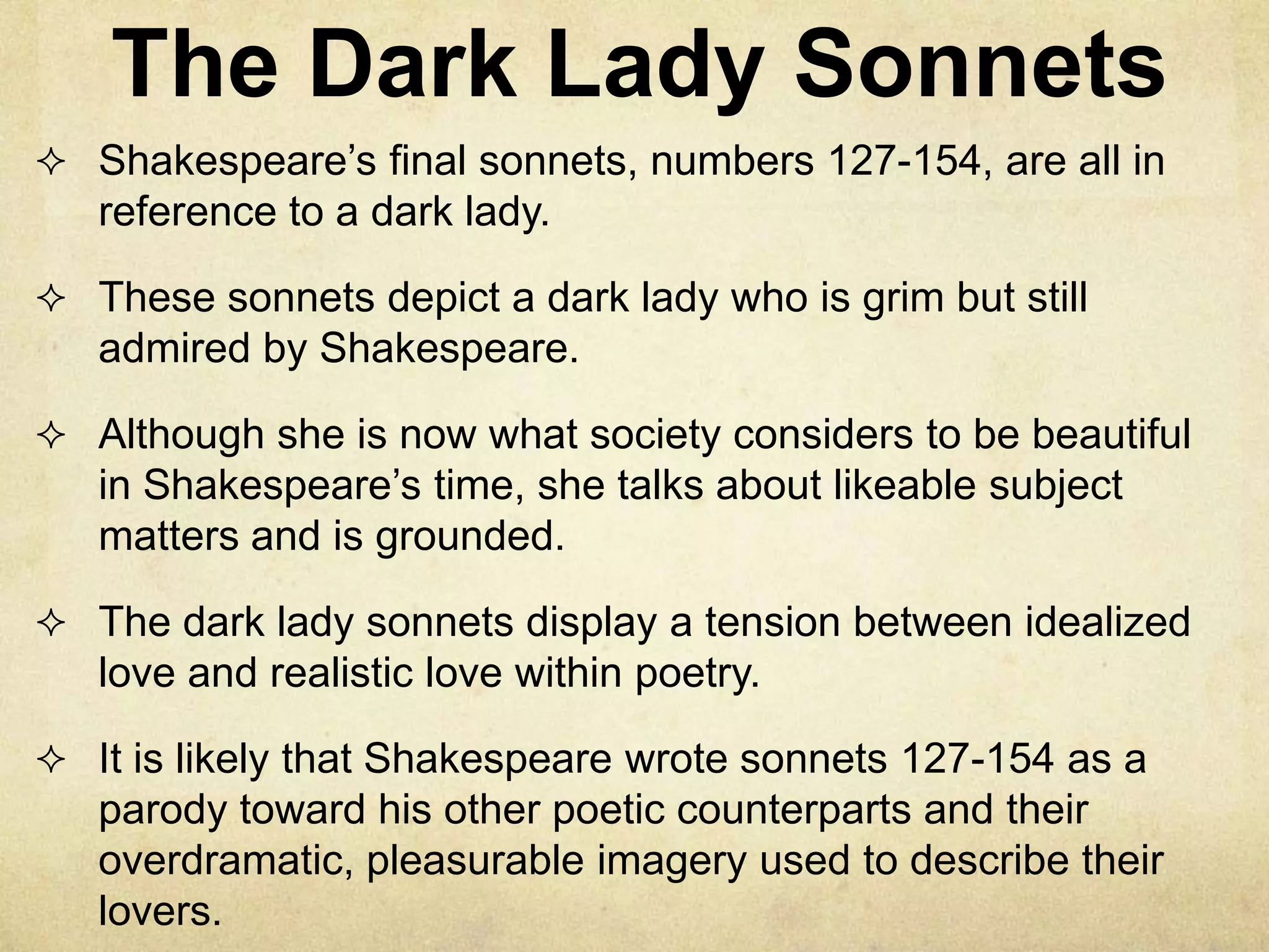 Shakespeare's Sonnets | PPTX