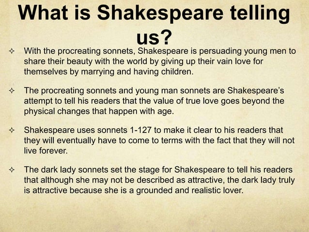 Shakespeare's Sonnets | PPTX | Poetry | Books and Literature