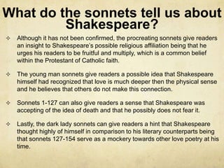 Shakespeare's Sonnets | PPTX
